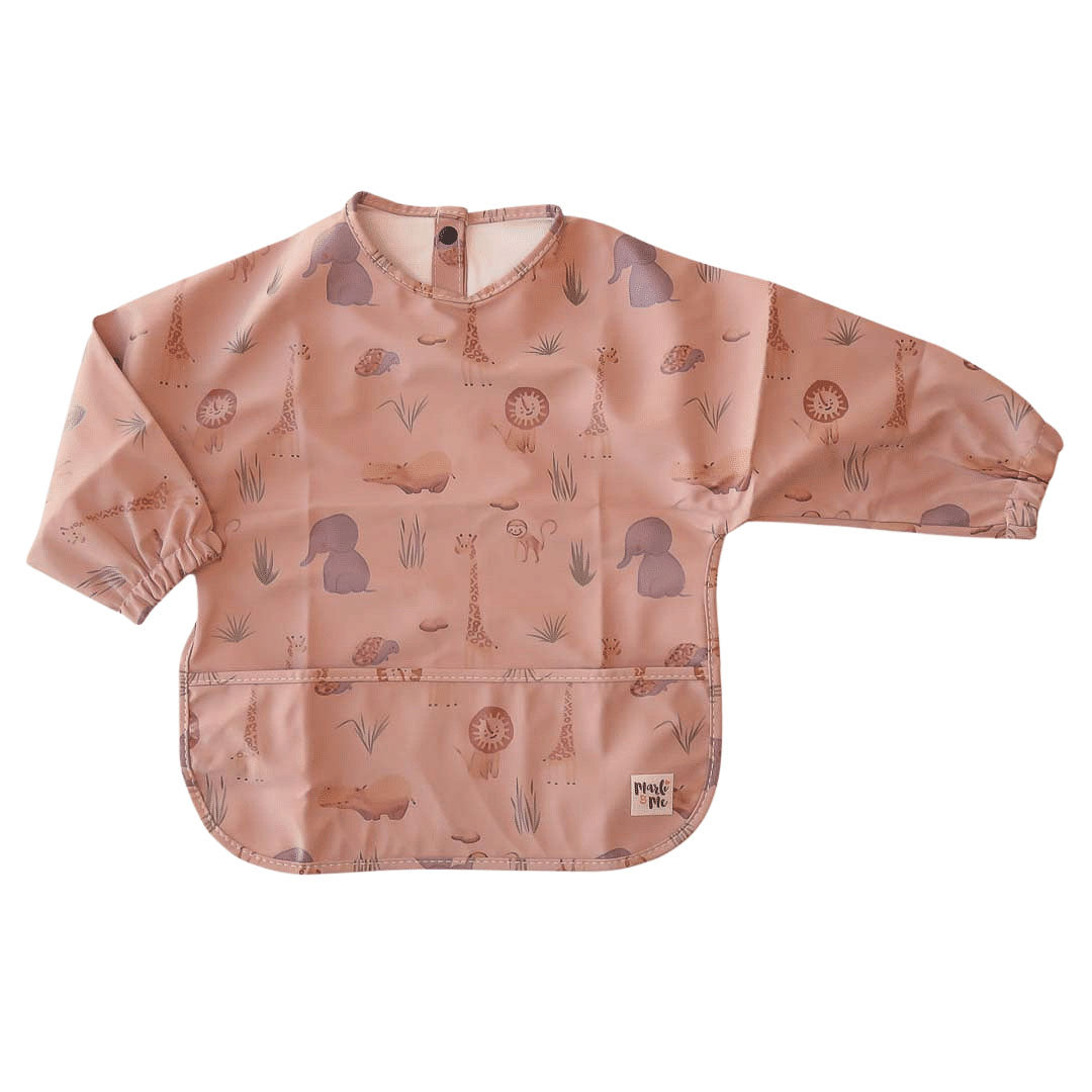 Waterproof Feeding Smock | Clay Safari – Marli & Me™